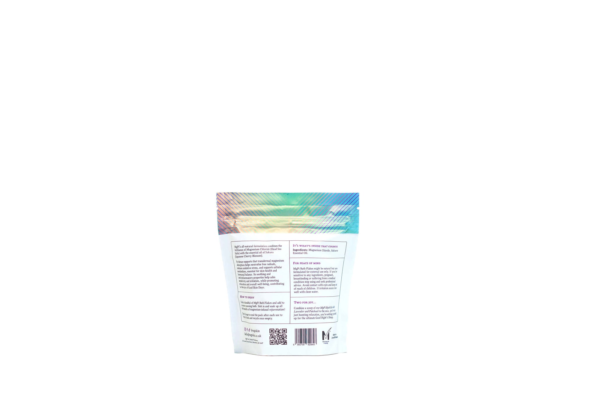 MgPi Skin | Magnesium Bath Flakes with Sakura – MgPi® Skin